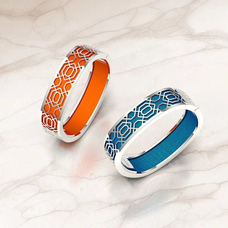 Peranakan Grace Silk Bangle – Forbidden Hill