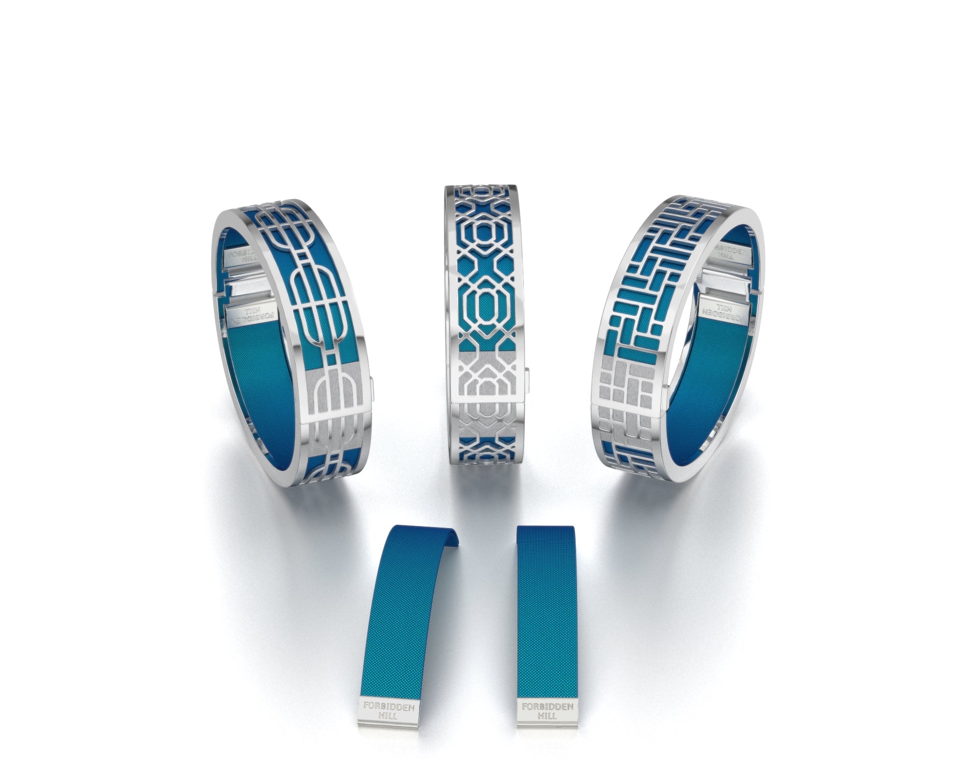 Silk Slides for Sterling Silver Bangles | Forbidden Hill