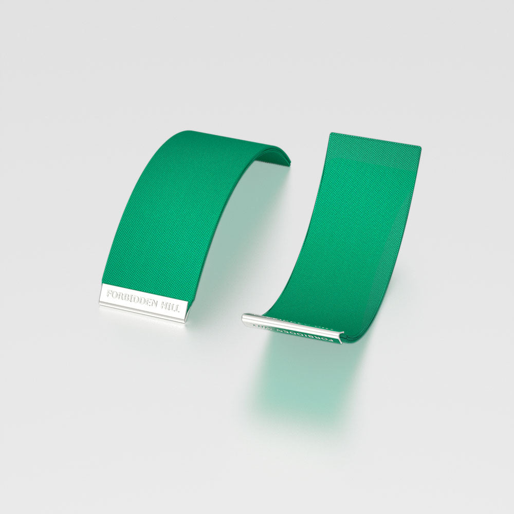 Python Green Silk Slides - for Wide Bangles – Forbidden Hill
