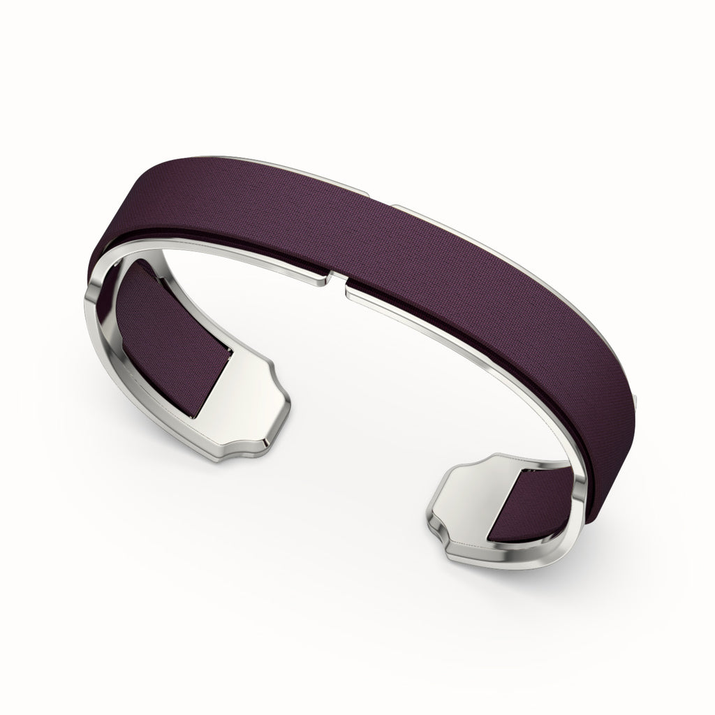 Bare Silk Cuff - Deep Plum – Forbidden Hill
