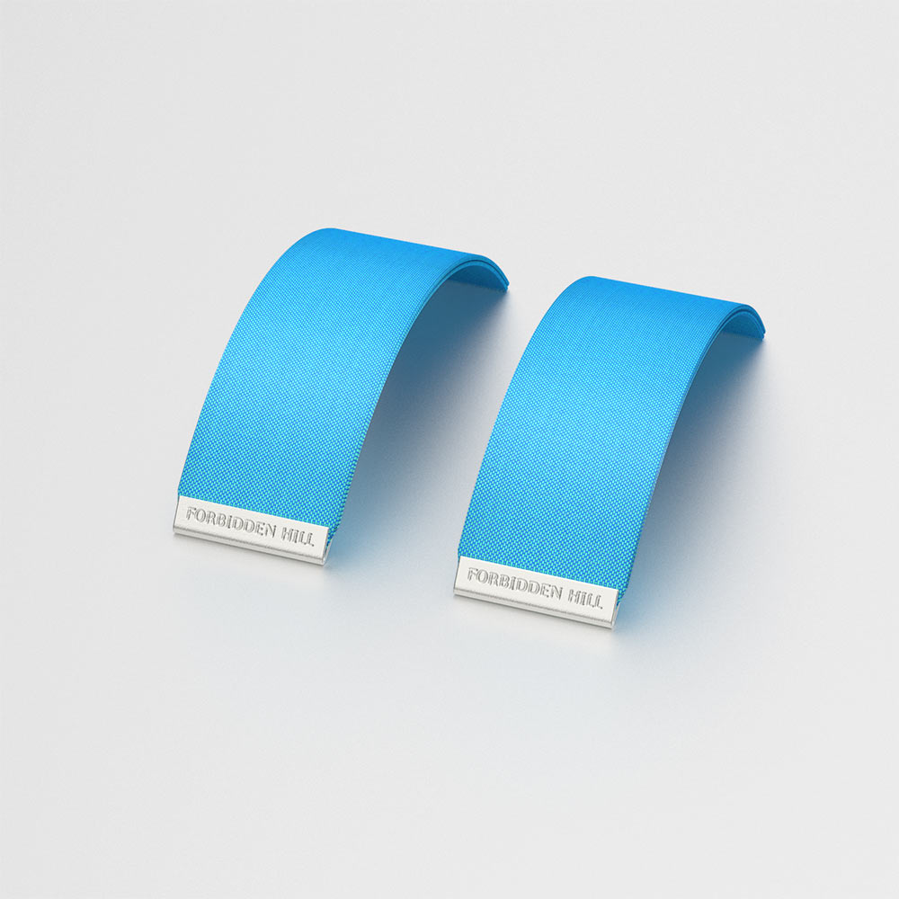 Turquoise Blue Silk Slides - for Wide Bangles – Forbidden Hill